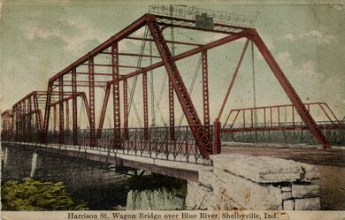 Shelby County Indiana History & Genealogy, Pictures - Bridges